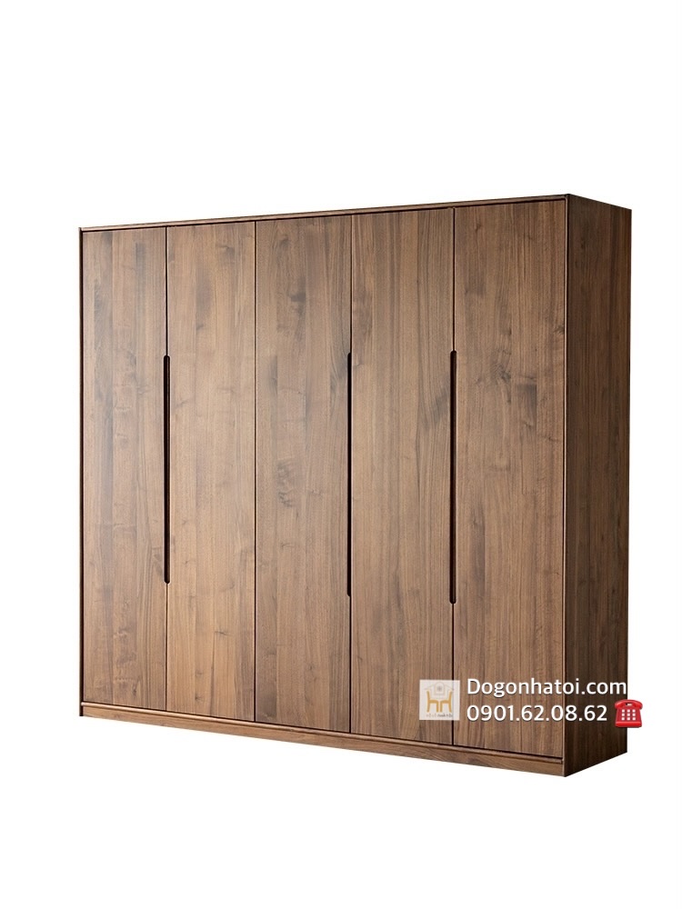 Tủ Áo Gỗ Sồi 5 Cánh C2m X D2m2 (3.500k/m2)